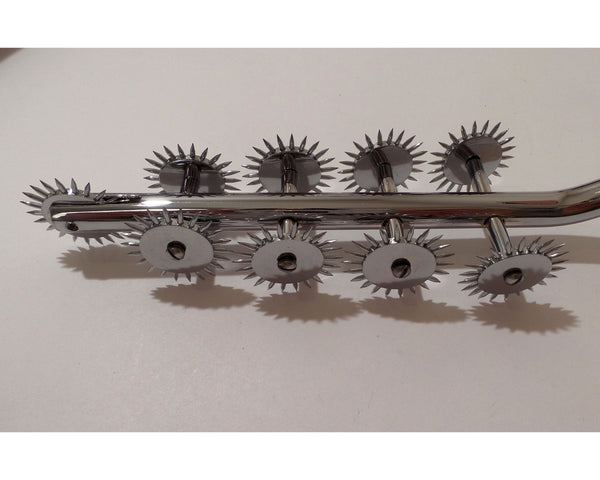 Ultimate 9 Wheel Stainless Steel Wartenberg Pinwheel Sensory Stimulato